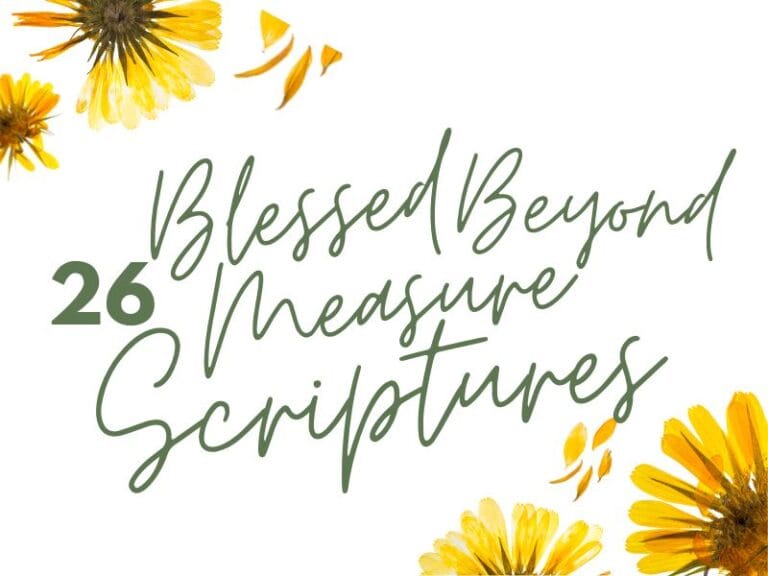 26 Blessed Beyond Measure Scriptures - PRAYER AND SCRIPTURE