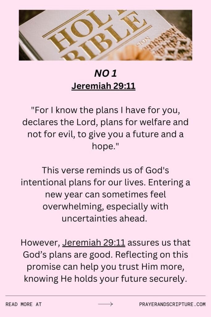 30 Powerful Life-Changing Scriptures To Reflect On In The New Year